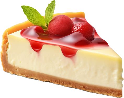 Ai Generated Cheesecake Slice Png 37493298 Png