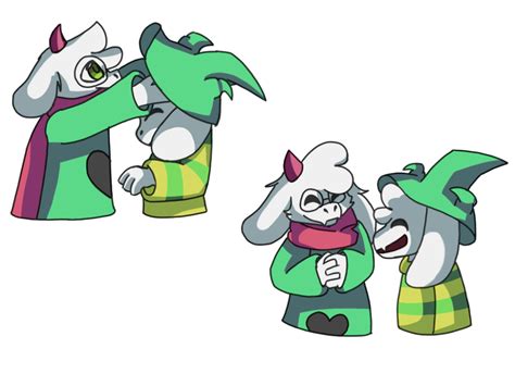 Asriel And Ralsei By Eeveelover222 On Deviantart Undertale Cute Undertale Fanart Undertale