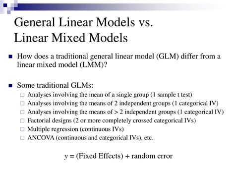 Ppt Linear Mixed Models An Introduction Powerpoint Presentation