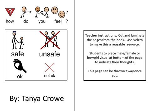How Do I Feel Safe Unsafe Protective Behaviours Adapted Books Feelings
