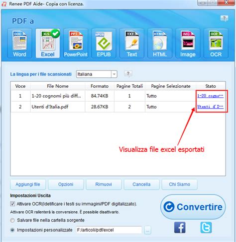 convertitore da pdf a excel 100 gratis renee pdf convertitore