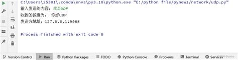 python网络编程 基于udp的发送与接收数据（学习记录） python udp发送数据 csdn博客