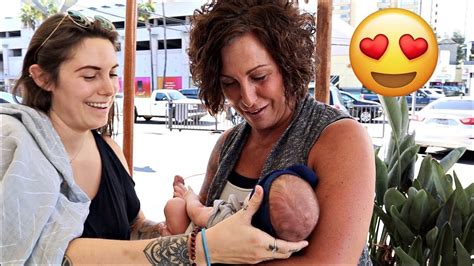 Avery Meets Her Grandma For The First Time Lesbian Couple Samandalyssa Youtube