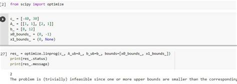 how to use python scipy linprog python guides