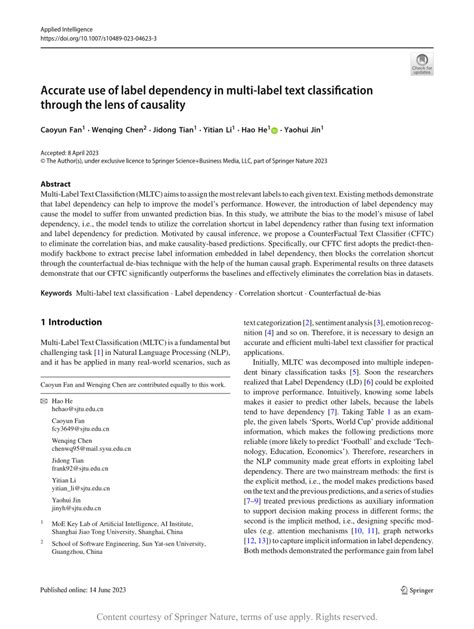 accurate use of label dependency in multi label text classification through the lens of