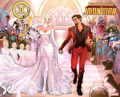 Emma Frost And Tony Stark Are Marvels New Power Couple In X Men 26invincible Iron Man 10