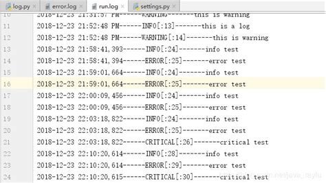 python logging模块实现日期分割 python logging模块书写日志以及日志分割详解 csdn博客
