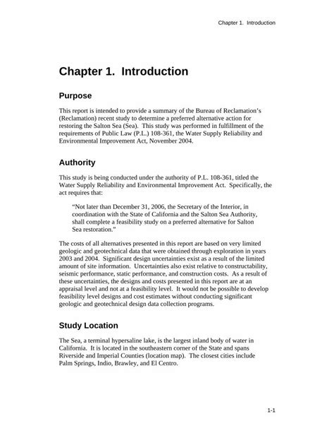 pdf chapter 1 introduction bureau of reclamation · chapter 1 introduction 1 5 important