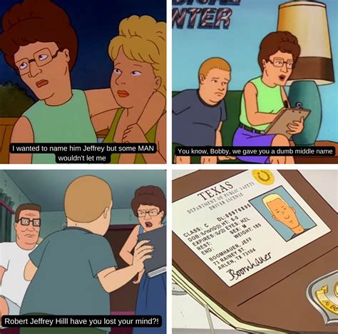 Interesting Scenes About Bobbys Middle Nameand Boomhauers First Name Rkingofthehill