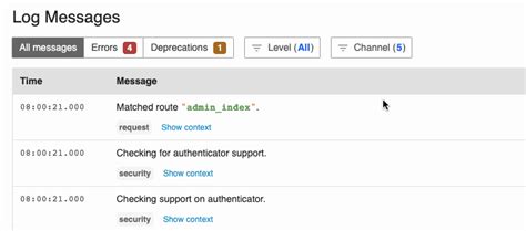new in symfony 5 4 redesigned profiler logs symfony blog