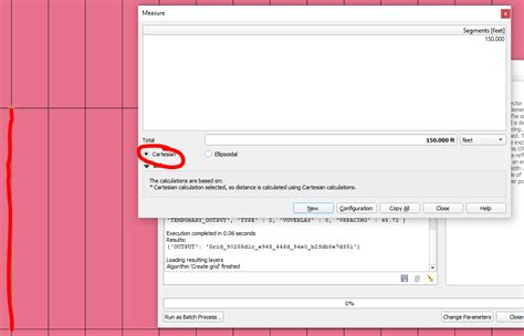 Coordinate System Incorrect Measurements When Using Create Grid