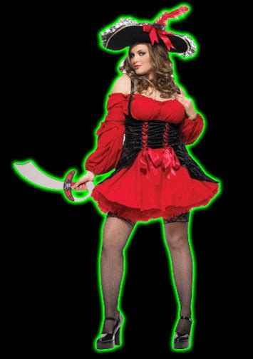 Halloweentown Store Vixen Pirate Wench Womens Plus Size Costume