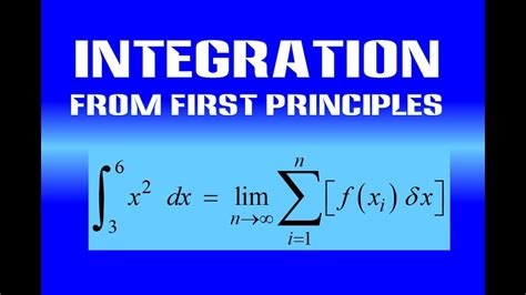 advanced integration from first principles riemann sum 1 youtube