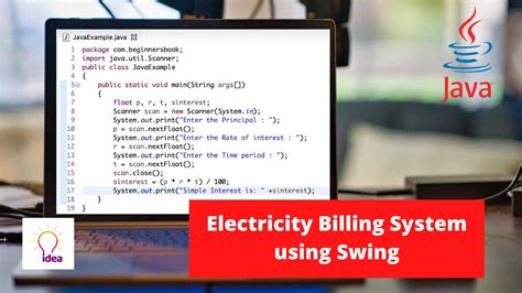 electricity billing system using swing java project youtube