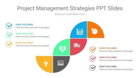 Project Management Strategies PPT Slides CiloArt