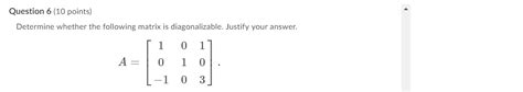 solved question 6 10 points determine whether the