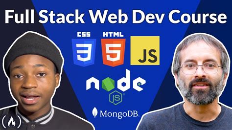full stack web development for beginners full course on html css javascript node js mongodb
