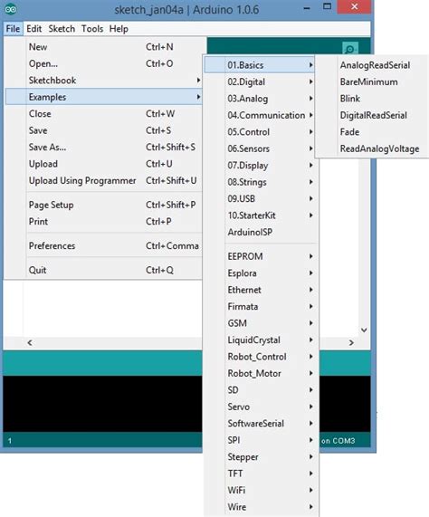 getting started with the arduino installing the ide