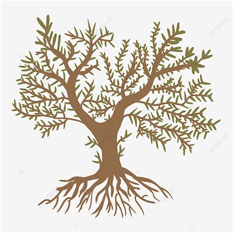 Tree Trunk Silhouette PNG Transparent Brown Tree Trunk Tree Root Big