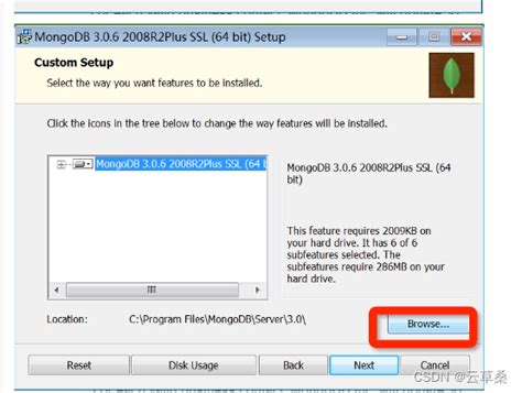 安装mongodb数据库 问题service‘mongodb server‘ failed to start verify that you have sufficient
