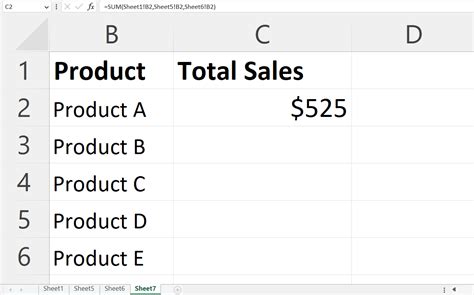 how to add cells from different sheets in microsoft excel spreadcheaters