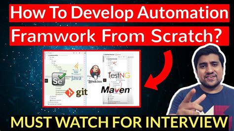 how to develop a test automation framework from scratch
