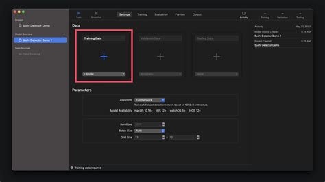 creating an object detection machine learning model with create ml