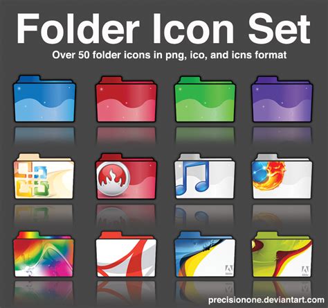 Folder Icon Set By Precisionone On DeviantArt