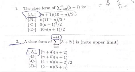 how to convert a summation into a closed form discrete mathematics