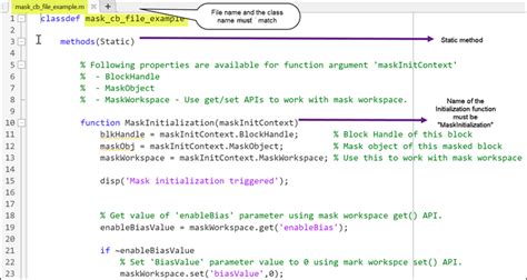 organize mask initialization and callbacks in a matlab file matlab and simulink mathworks 한국