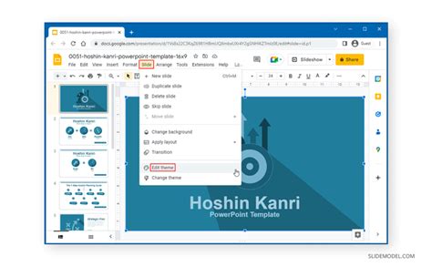 01 Edit Theme Color Option Menu In Google Slides SlideModel