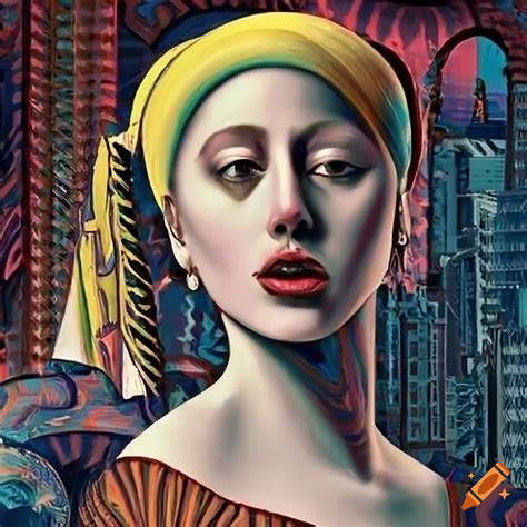 Intense Hyper Realistic Psychedelic Art Featuring Women In The Style Of