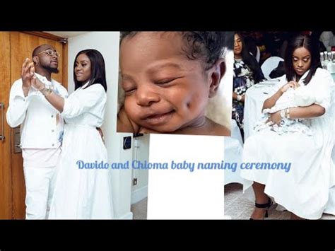 Davido And Chioma Babyboy Naming Ceremony YouTube