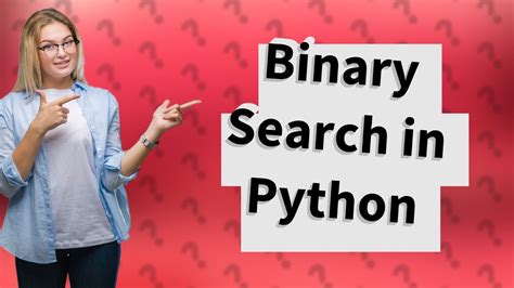 How Can I Implement Binary Search In Python YouTube