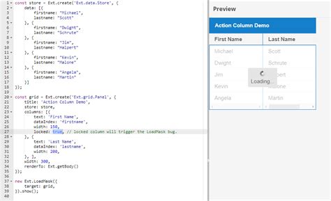 extjs ext js loadmask does t cover the whole target stack overflow