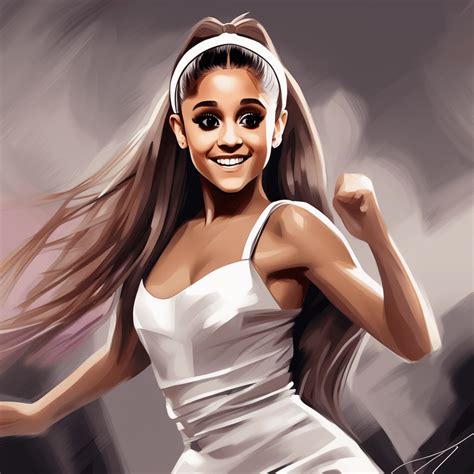 Arte épico De Ariana Grande Ai Globalowls