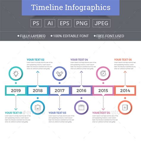 Timeline Infographics MasterBundles