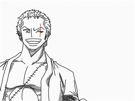 How To Draw Roronoa Zoro One Piece