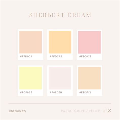 21 Beautiful Pastel Color Palette Examples With Color Codes Pastel