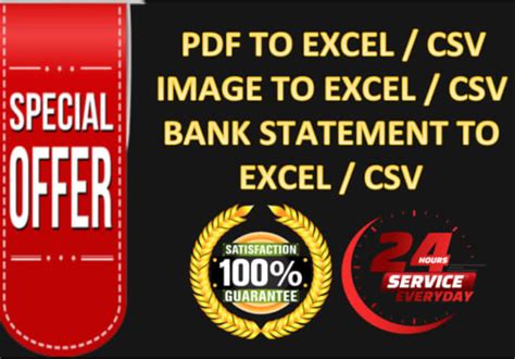 convert pdf to excel scanned pages by akumar7827 fiverr