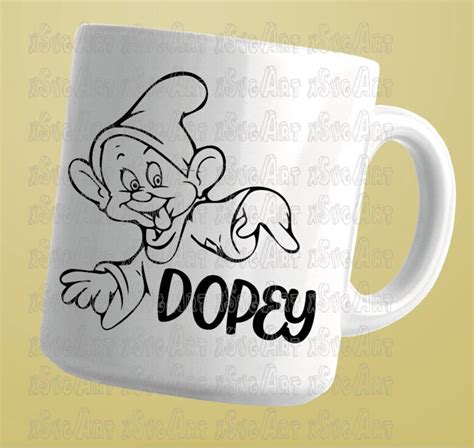 Snow White Svg Dopey Svg Snow White And Seven Dwarfs Svg Seven Dwarfs Svg Dopey Dwarfs Svg