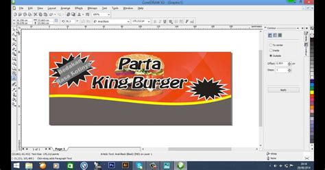 Cara Buat Spanduk Menggunakan Corel Draw Gambar Spanduk