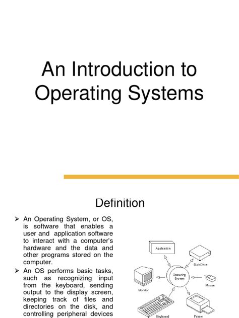 an introduction to operating systems pdf operating system input output