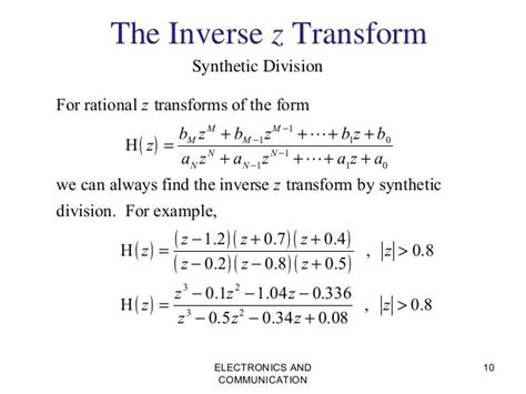 inverse z transform ppt