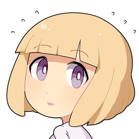 Safebooru 1girl Blonde Hair Blunt Bangs Blush Bob Cut Bright Pupils Commentary Request Flying