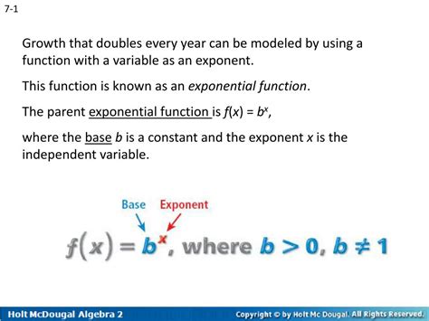 ppt chapter 7 exponential and logarithmic functions powerpoint presentation id 5666642
