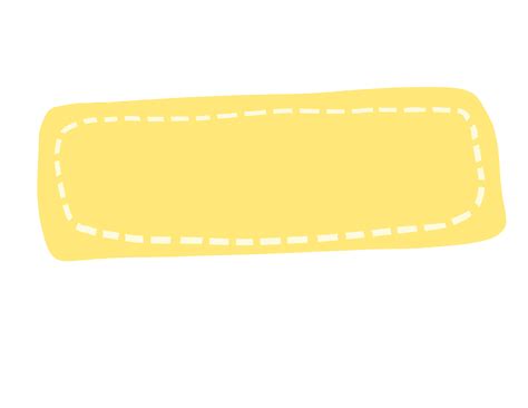Simple And Elegant Text Box With Yellow Label Yellow Label Simple Png