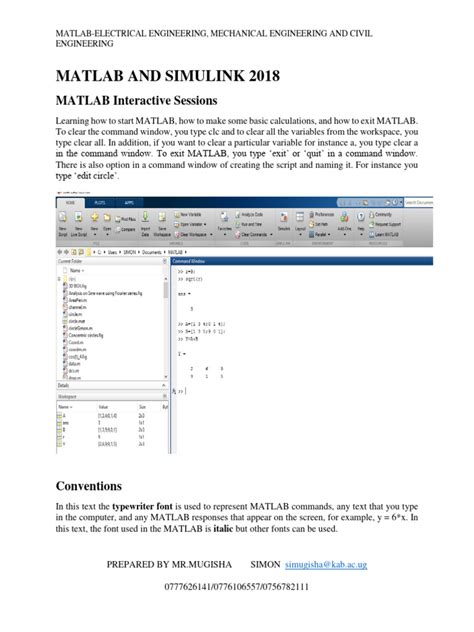 introduction to matlab pdf matlab exponentiation