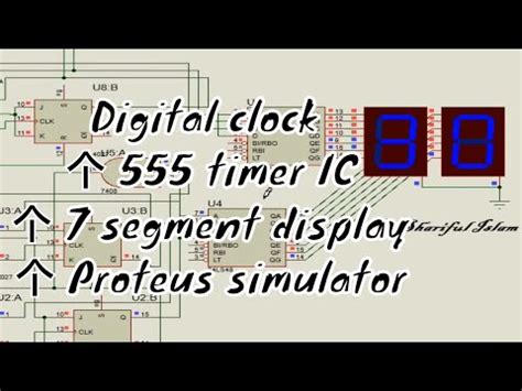 Digital Clock Circuit Diagram Using 7 Segment Display