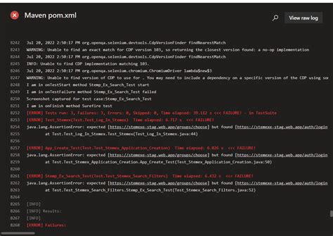 java maven test run locally but fail in azure pipeline using azure devopz maven pom xml all